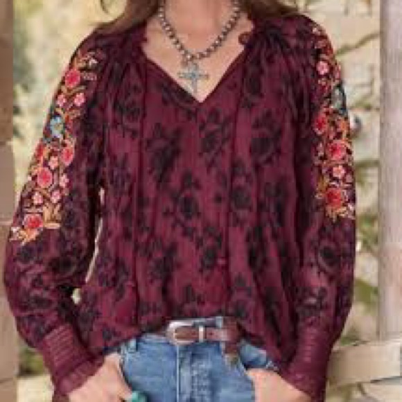 Sundance | Tops | Sundance Embroidered Blouse | Poshmark